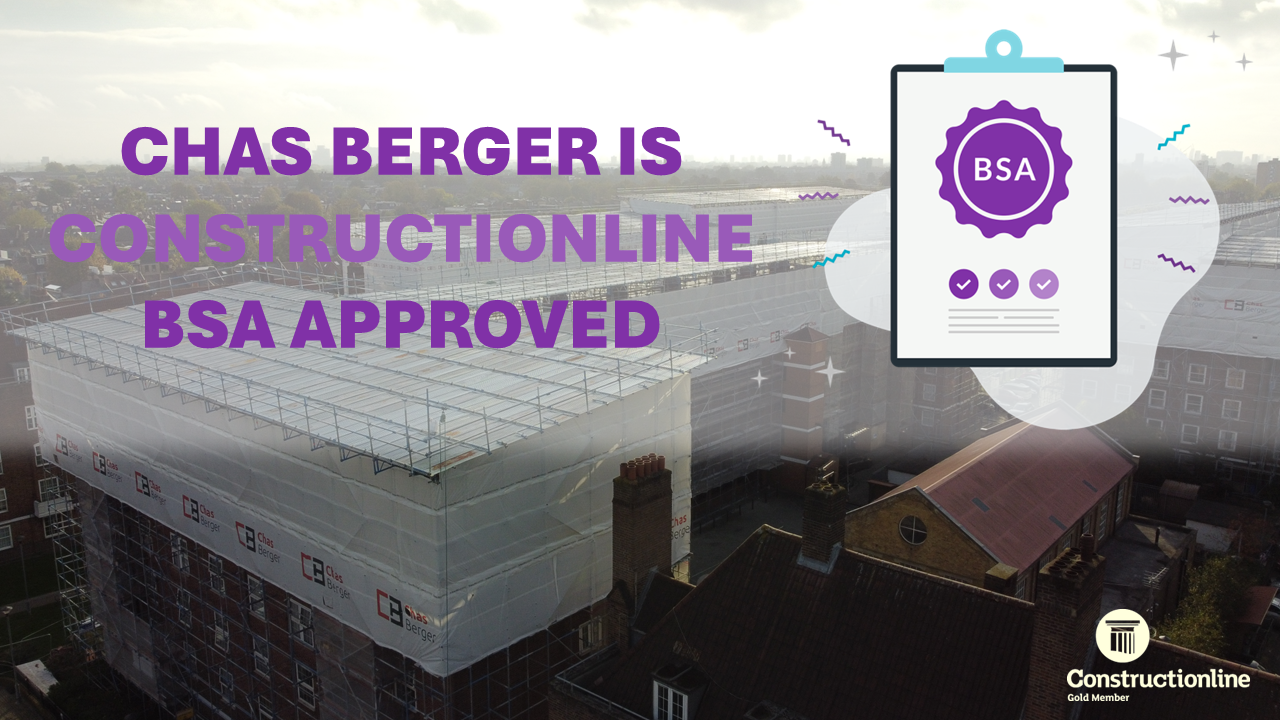 Chas Berger Achieves BSA Accreditation Under Constructionline - Chas Berger